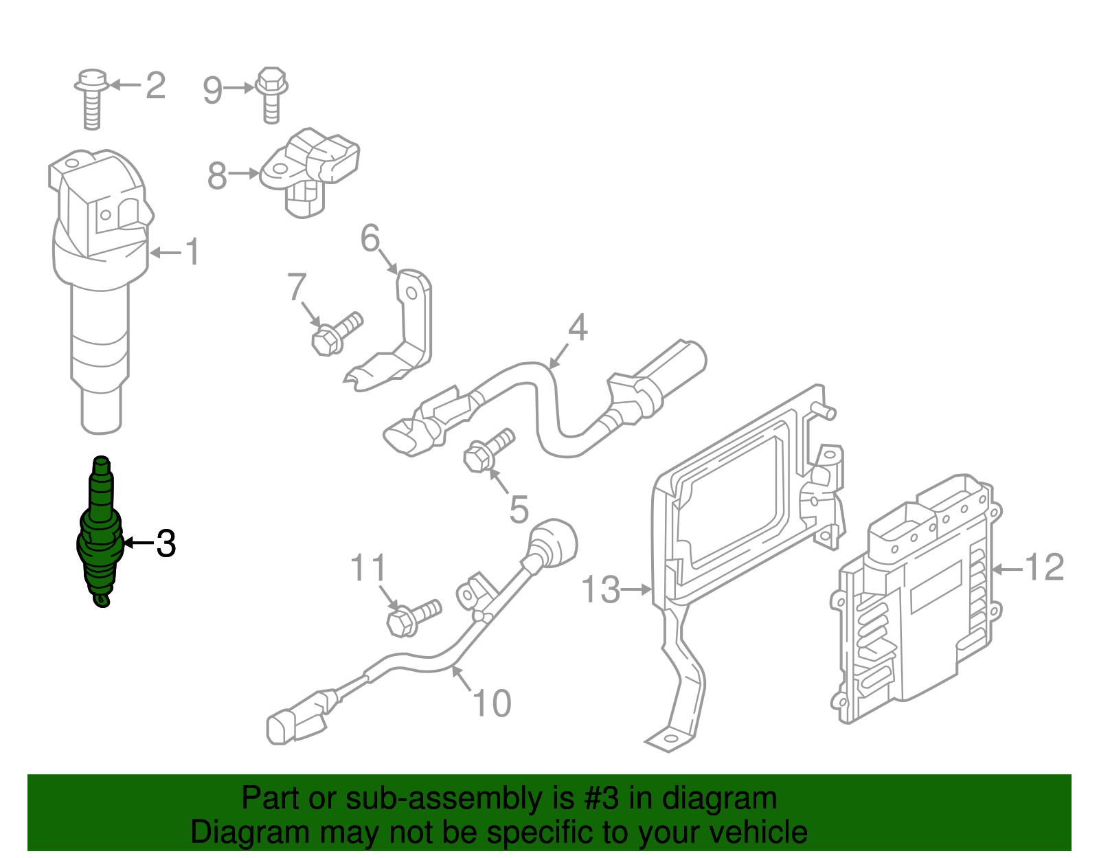 Genuine Spark Plug for 2016-2022 Hyundai | Part# 18849-09070 | Hyundai ...