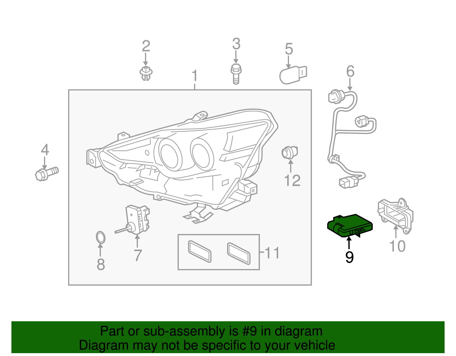 81107-53750 - Headlight Control Module 2014-2017 Lexus | Lexus of ...
