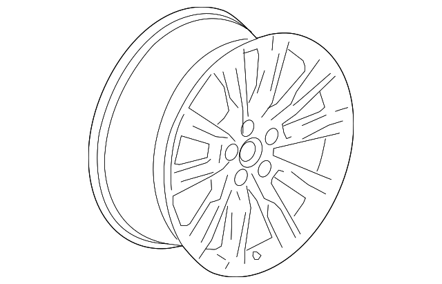 2018-2019 Cadillac XTS 20x8.5-Inch-Inch 10-Spoke Wheel 23491828 ...