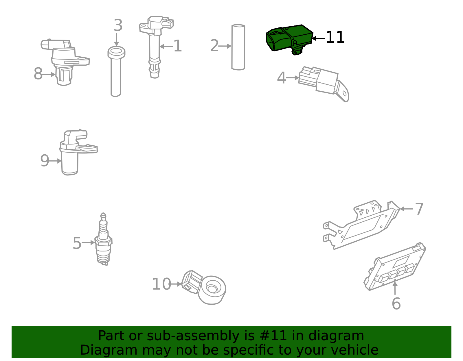 Map Sensor 68371847AB | Mopar Parts Canada