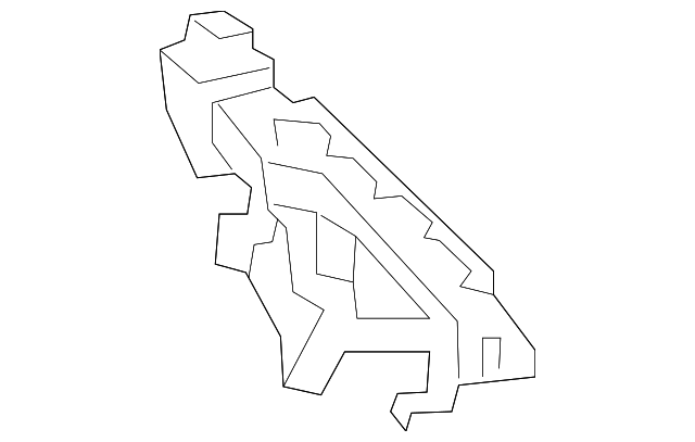 Genuine Toyota Side Support part# 52155-0R030 for 2013-2015 Toyota RAV4 ...