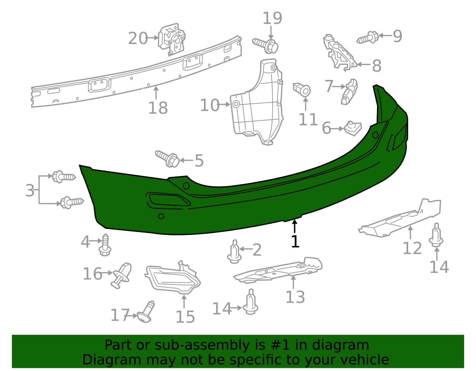 52150-0R110 - Bumper Assembly Rear | Nucar Toyota of North Attleboro