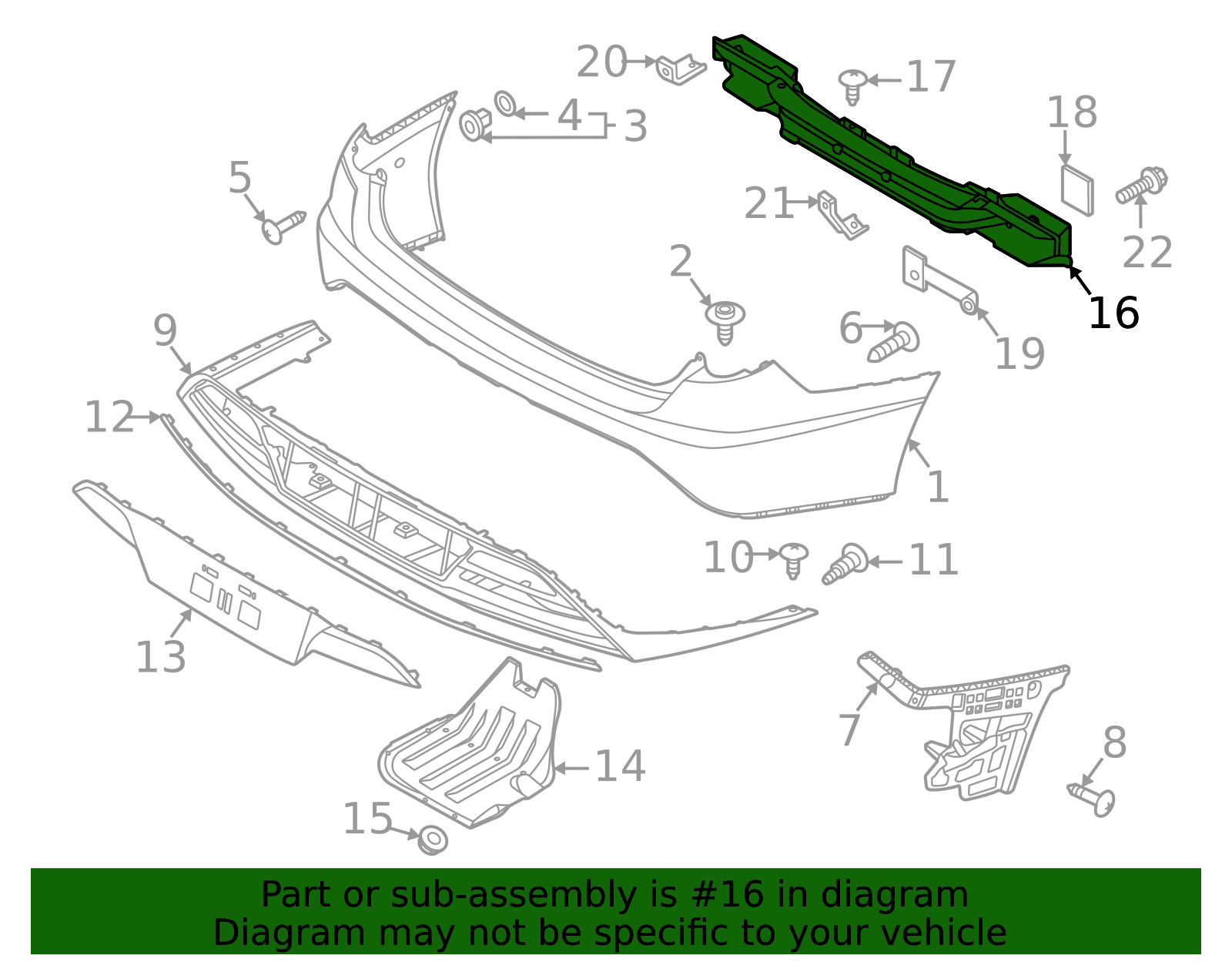 2020-2022 Hyundai Sonata Impact Bar 86631-L0000 | MotorMotor
