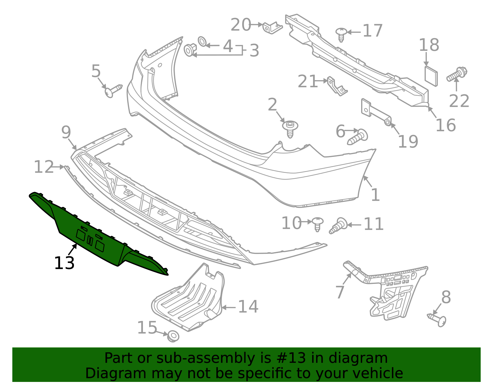 Hyundai - 86696-L0000 - Finish Molding - 2020-2022 Hyundai Sonata | OEM ...