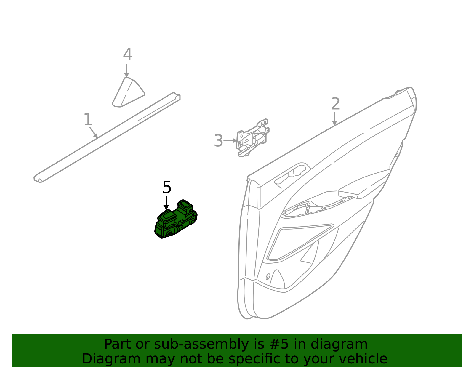 2022-2024 Hyundai Tucson Window Switch 93581-AA200-4X | QuirkParts