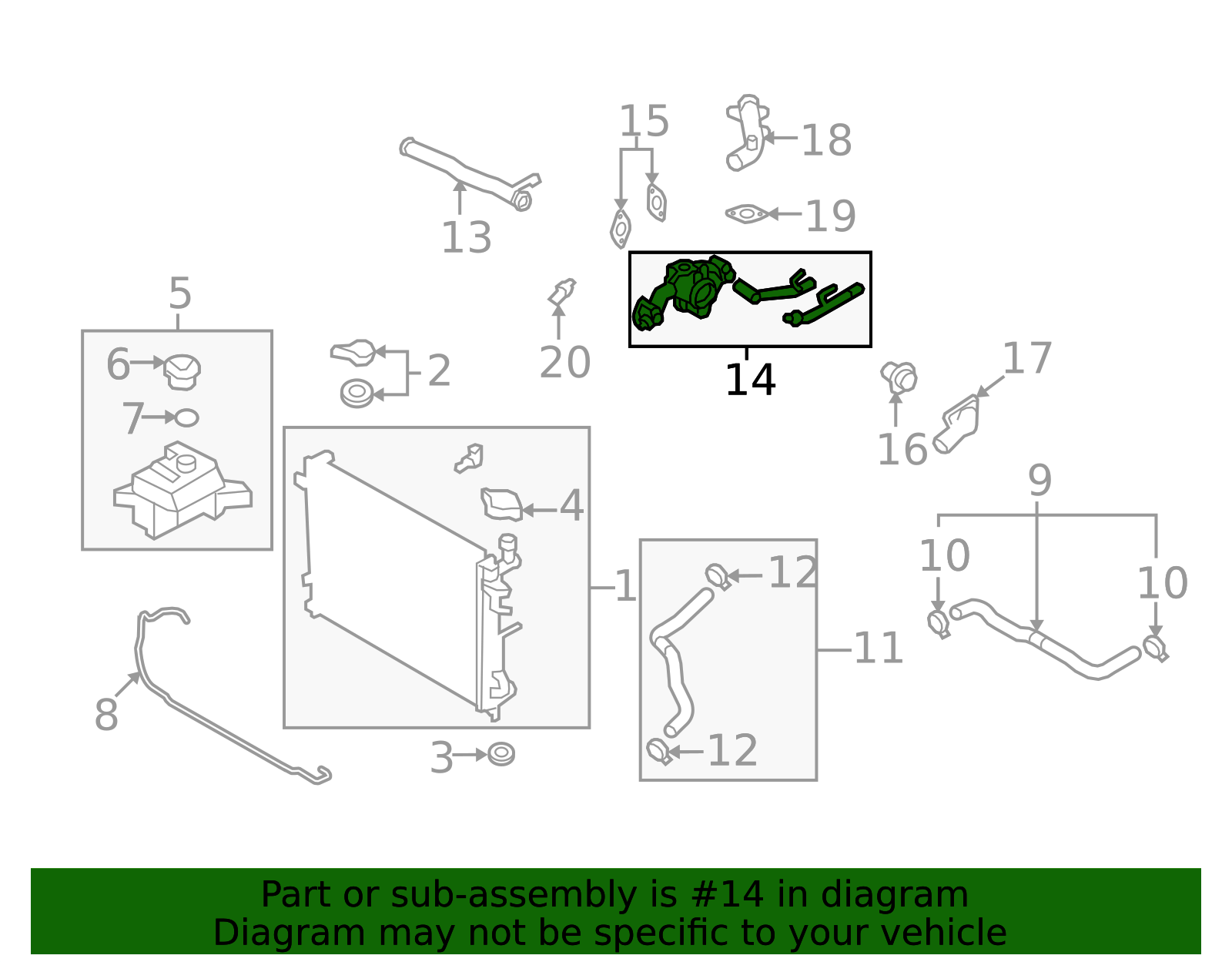 25620-3E200 - Thermostat Housing 2006-2010 Kia | Kia.Parts Store