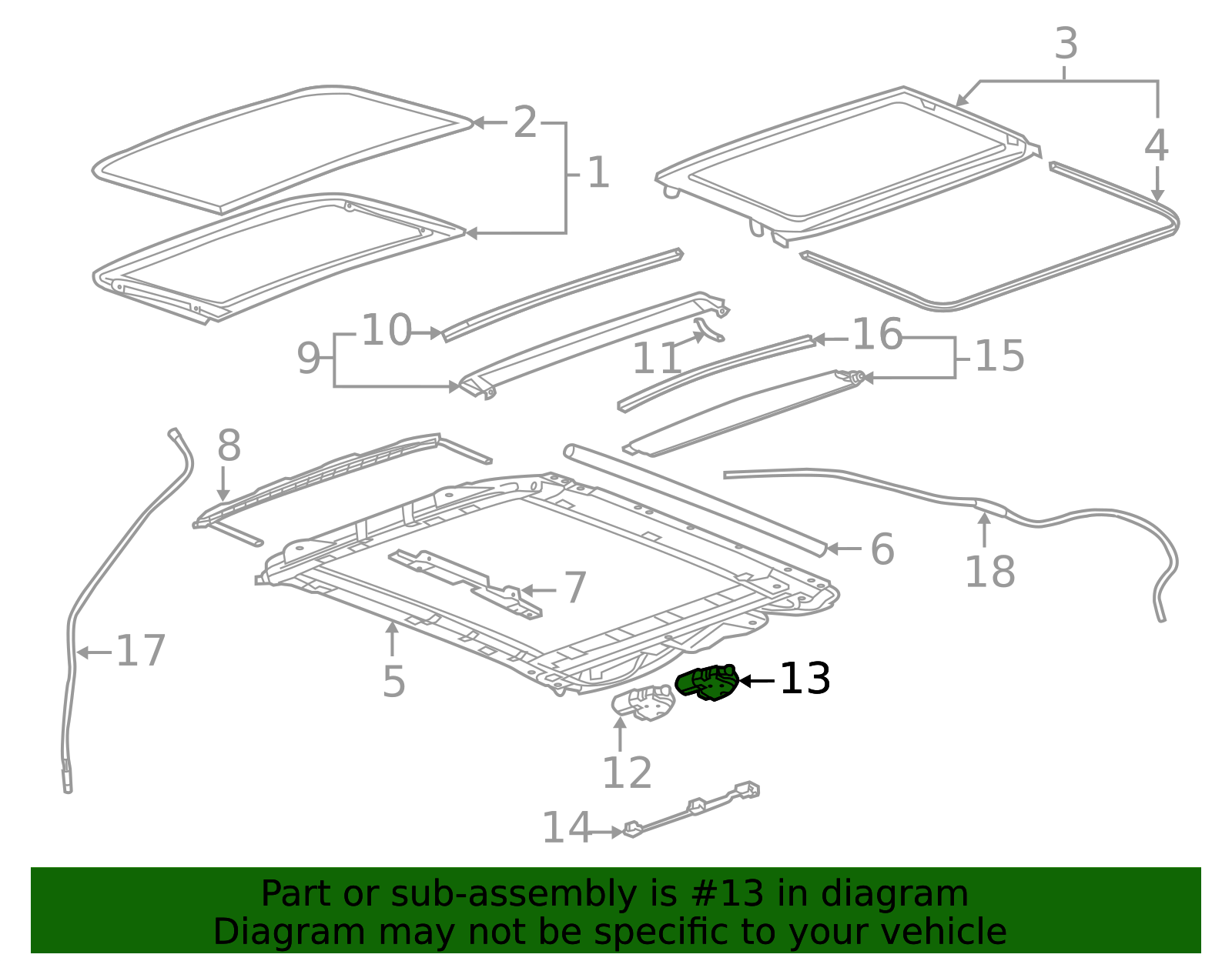 22800971 - High-Quality Window Shade Motor for AutoNation Parts