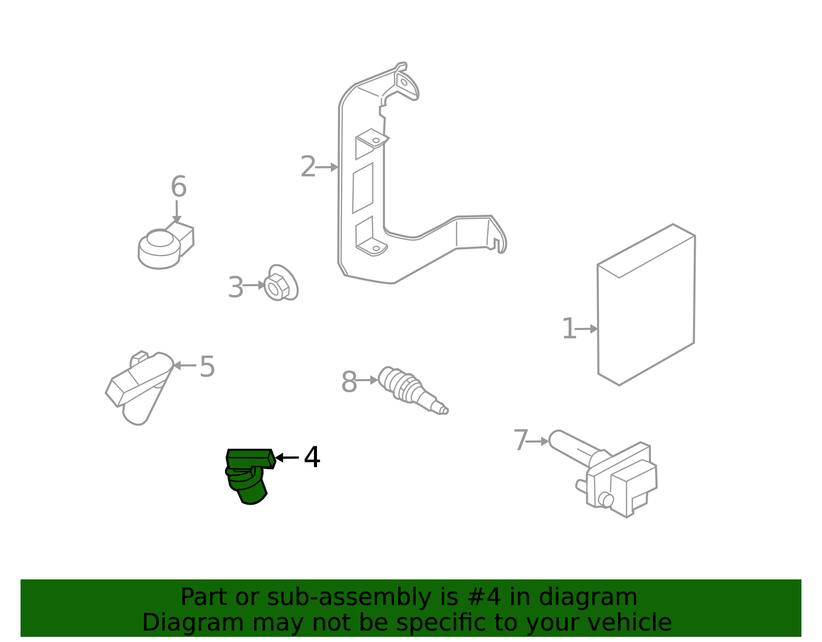 2008-2019 Subaru 2008-2019 Subaru - Camshaft Sensor 22056AA230 | Subaru ...