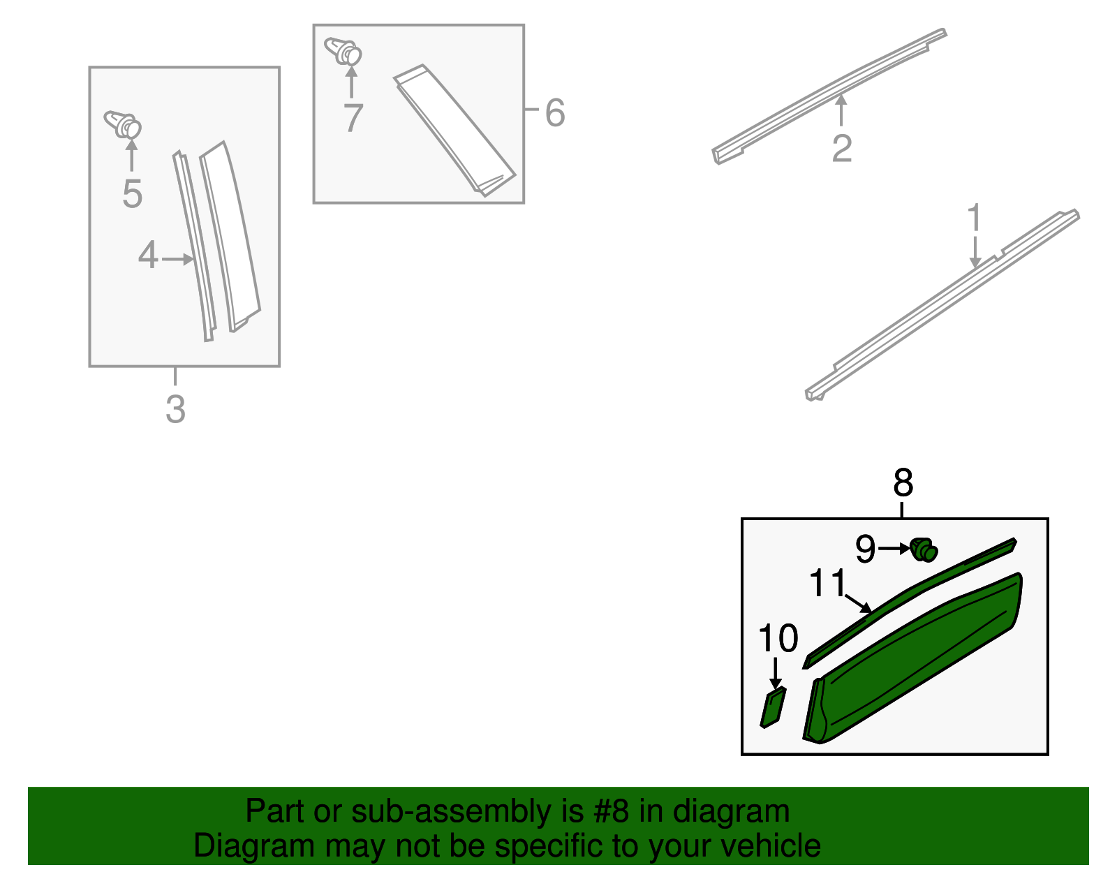 2013-2016 Mazda CX-5 Lower Molding KD53-51-RD0B | OEM Parts Online