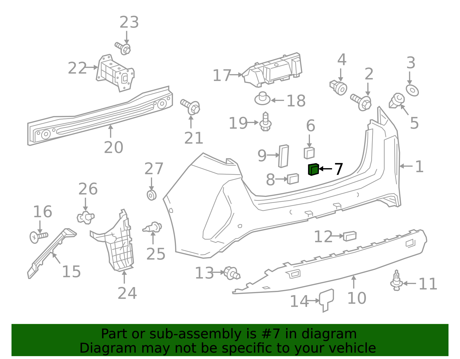 2021-2022 Toyota Prius Prime Bumper Cover Insulator 52462-47070 ...