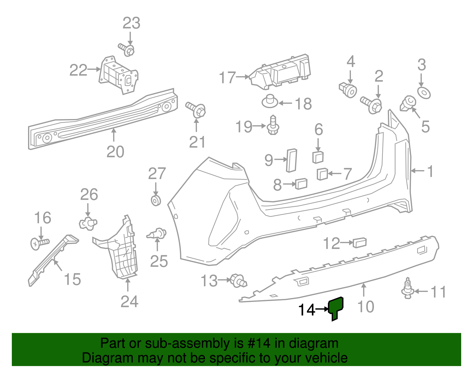 2017-2022 Toyota Prius Prime Tow Eye Cap 52164-47060 | Toyota Parts Center