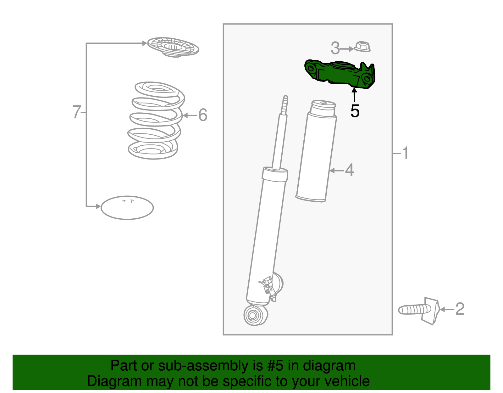 Genuine Support Bearing for 2011 Saab 9-5 | Part# 22834080 | Over 30% ...