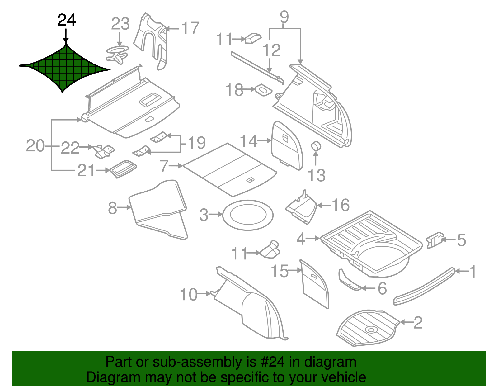 Genuine Audi 8E5-861-869-A-1RS | A4, S4 (2002-2015), A6, S6 (2005-2011 ...