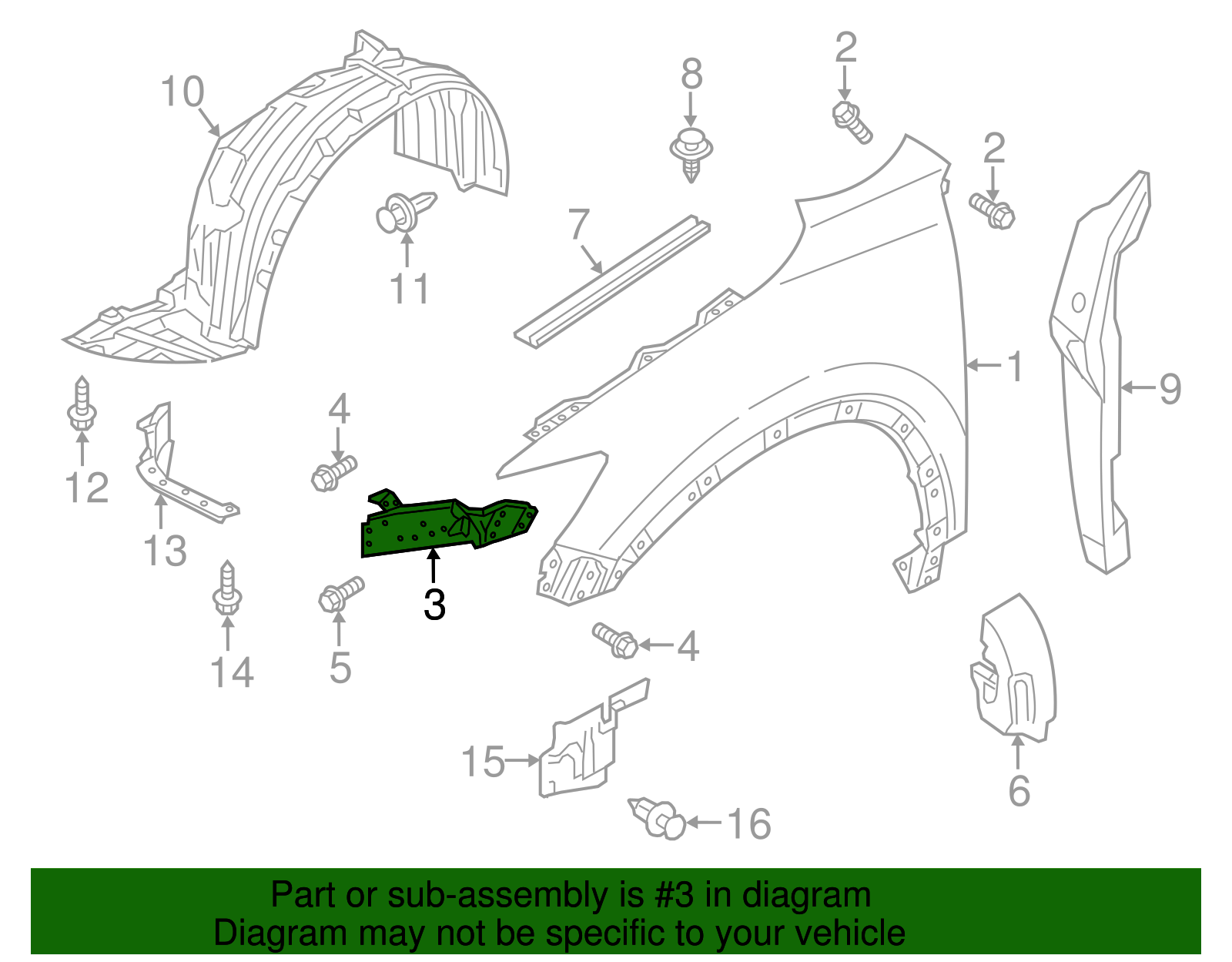 KD53-52-240 - Front Bracket 2013-2016 Mazda CX-5 | Mazda-Parts