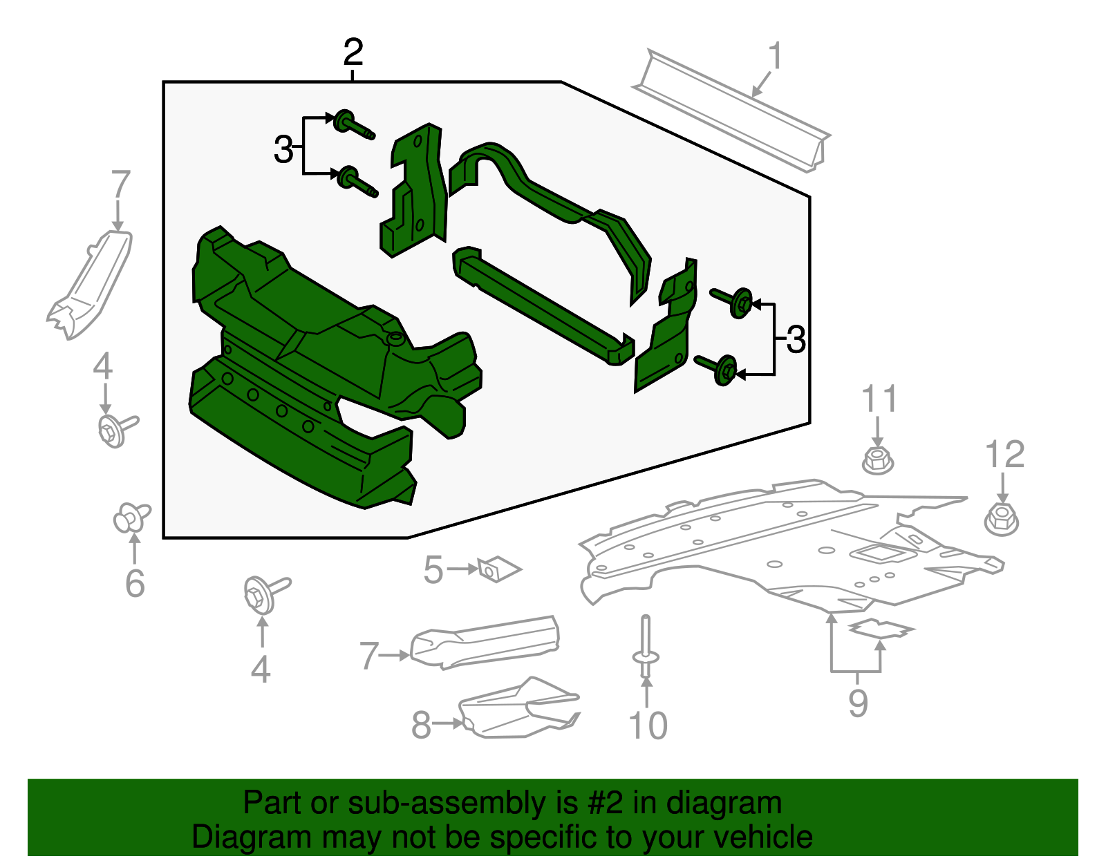 2015-2022 Ford Mustang Air Deflector FR3Z-8310-H | OEM Parts Online