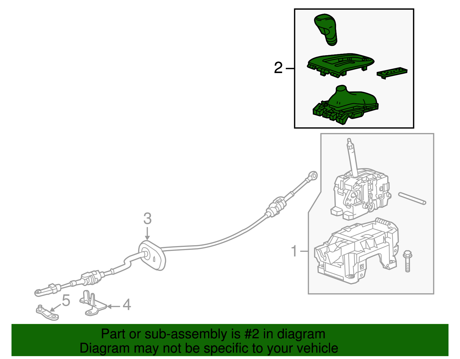 2012-2017 Buick Verano Jet Black Automatic Transmission Shift Lever ...
