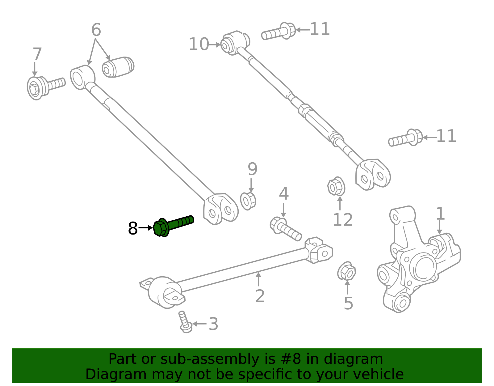 2001-2018 Toyota 2001-2018 Toyota - Bolt; Washer 90080-11672 | Sparks Parts