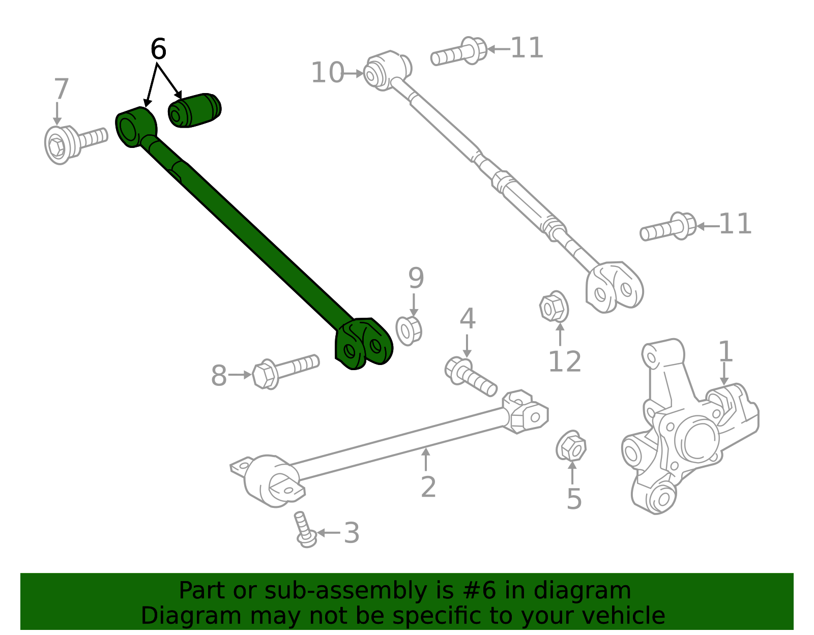 2012-2018 Toyota Ft Lateral Arm 48710-06150 | Toyota Parts Center