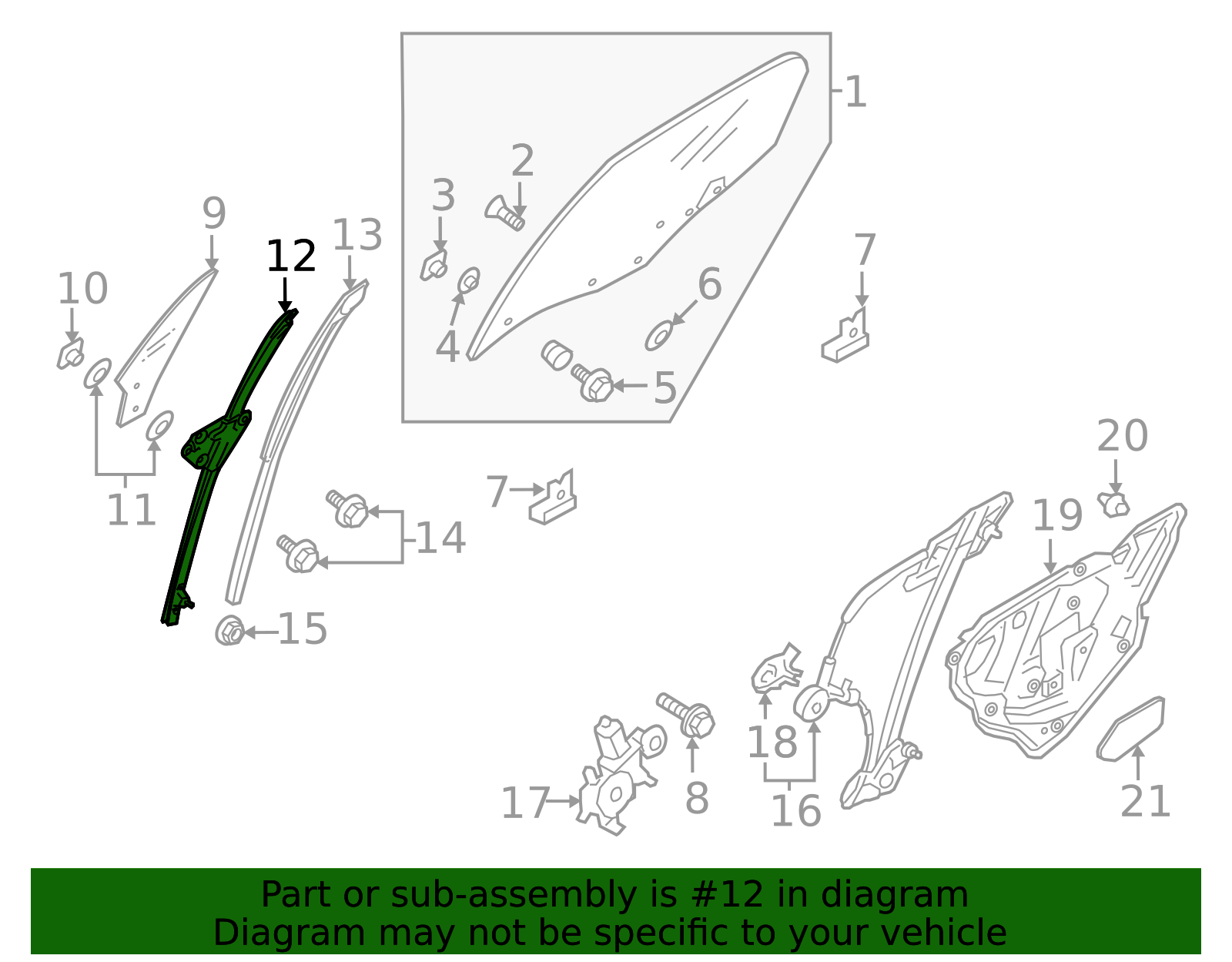 2017-2020 Fiat 124 Spider Channel 68465857AA | Mopar Parts Canada