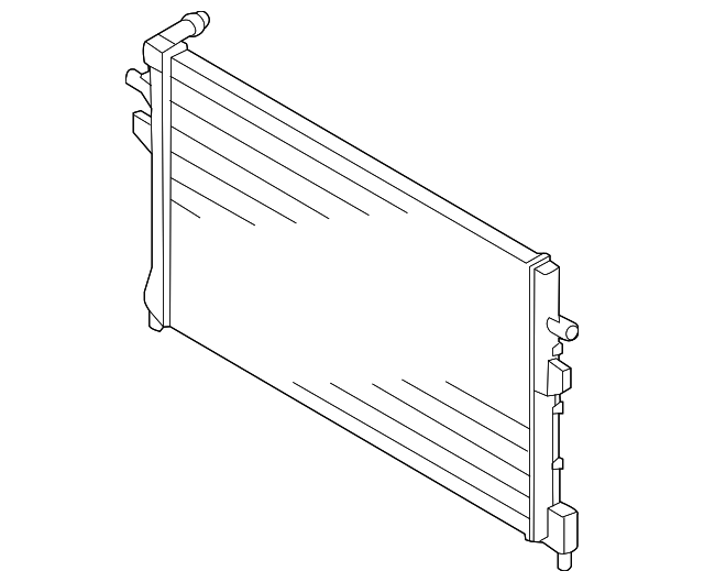 2015-2016 Volkswagen Auxiliary Radiator 5K0-121-251-S | VW Direct Auto ...