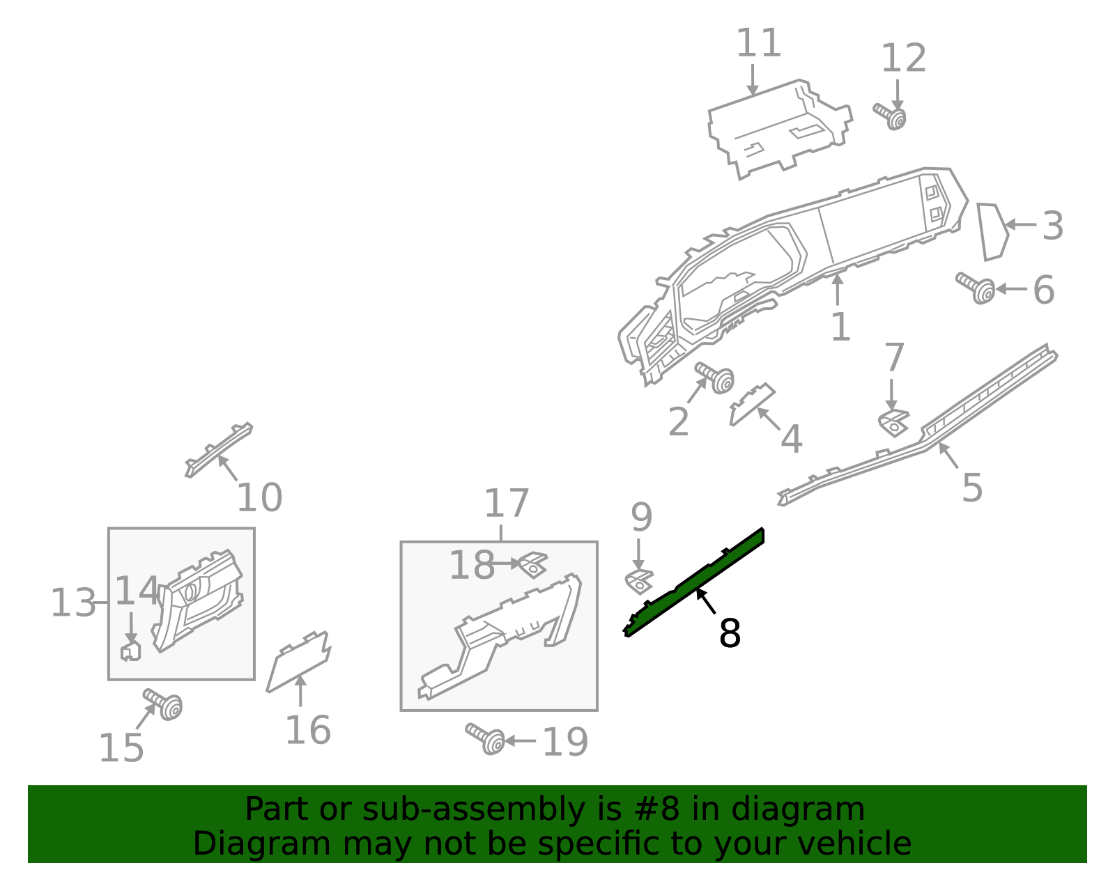 17B-858-420-A-3Z3 - Insert - 2022-2025 Volkswagen Jetta | VW OEM Parts ...