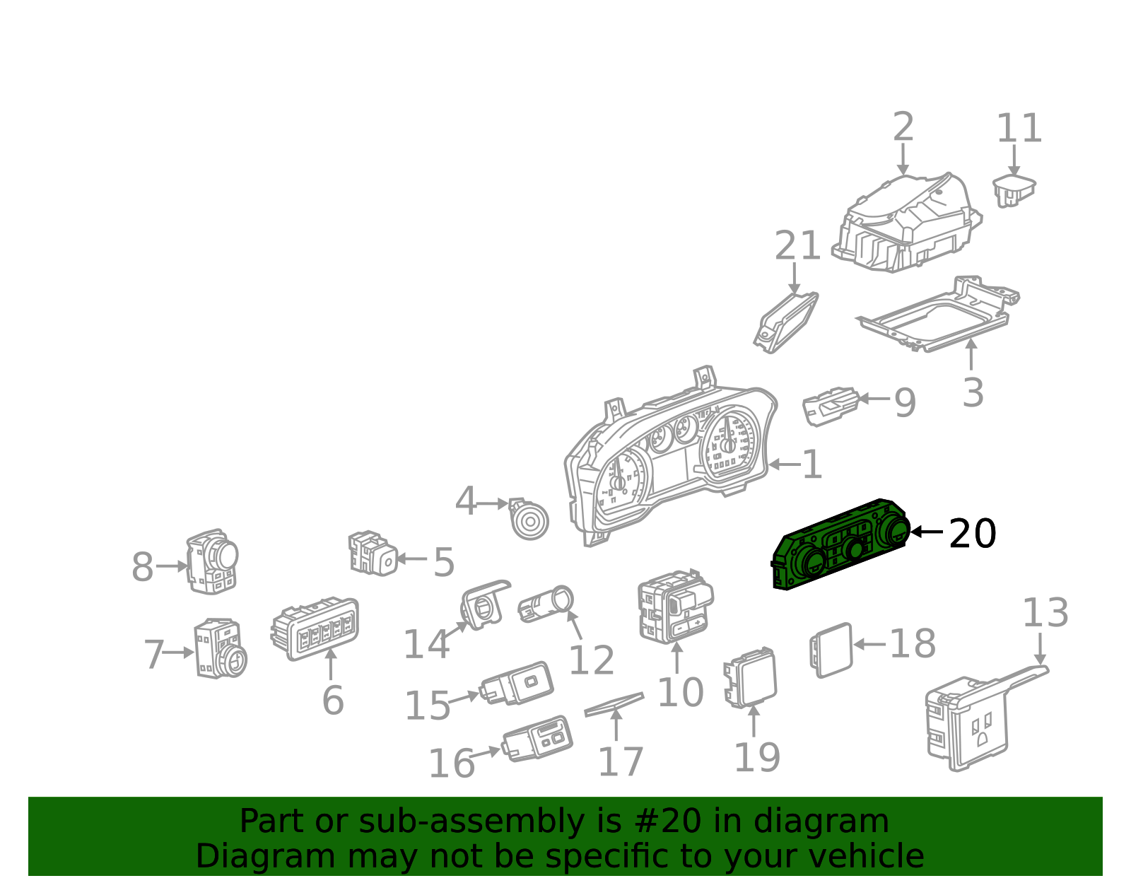 85744839 - High-Quality Heater Control for 2024-2025 GMC Sierra 2500 HD ...