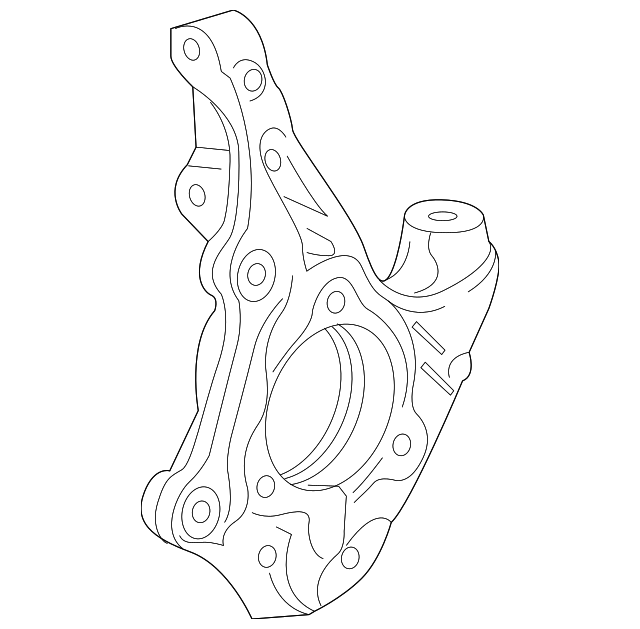 2018-2024 GM Driver Side Steering Knuckle 84210076 GM | GMPartsDirect.com