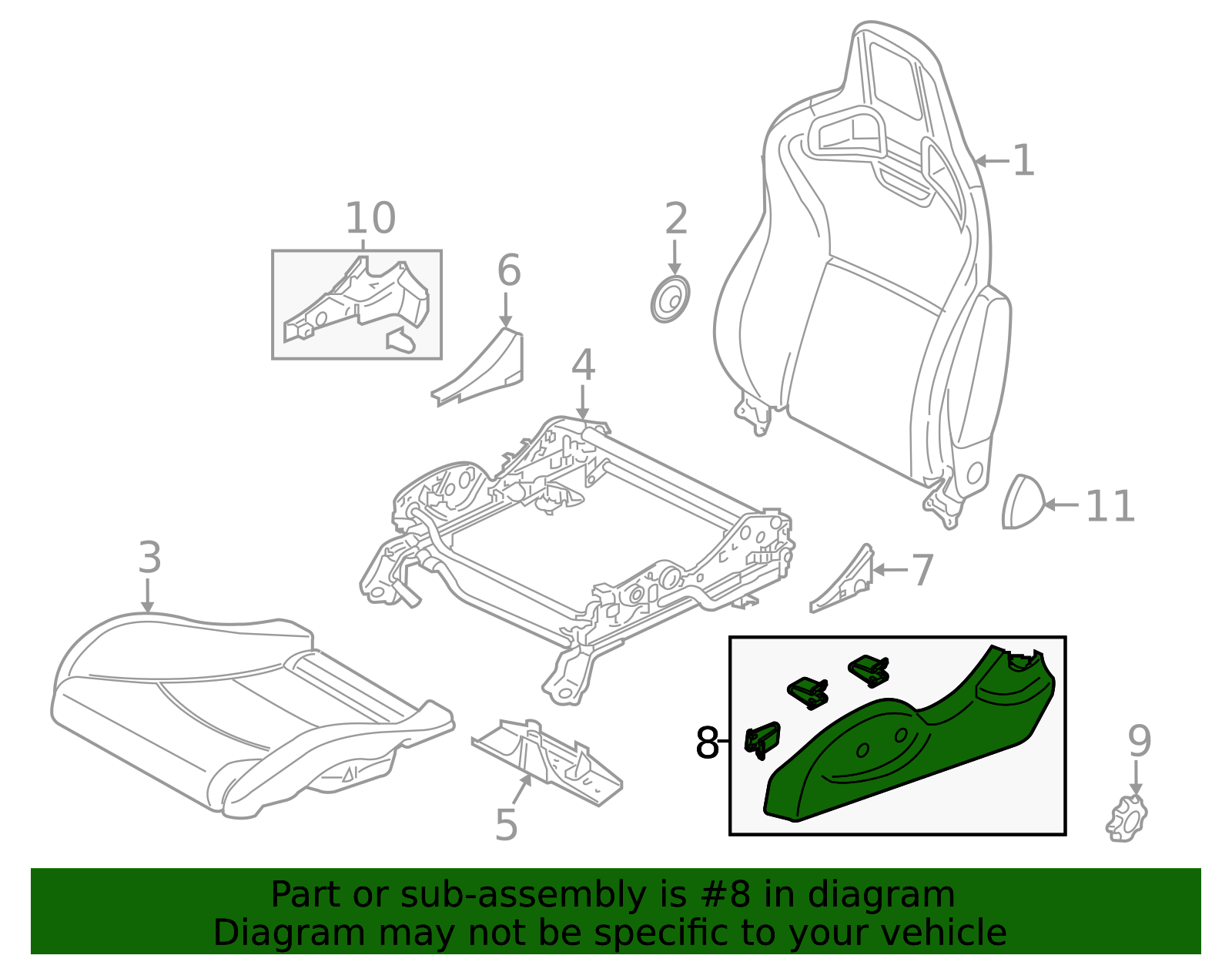 2015-2025 Nissan Outer Finish Panel 87380-6GA0D | Bill Kay Nissan Parts