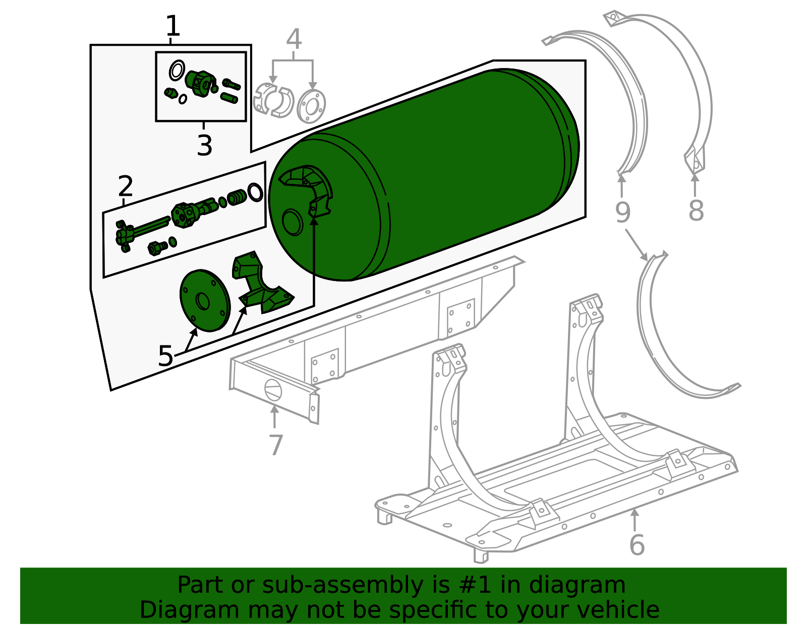2011-2019 GM Auxiliary Fuel Tank 25901689 | Applegate Chevrolet Parts