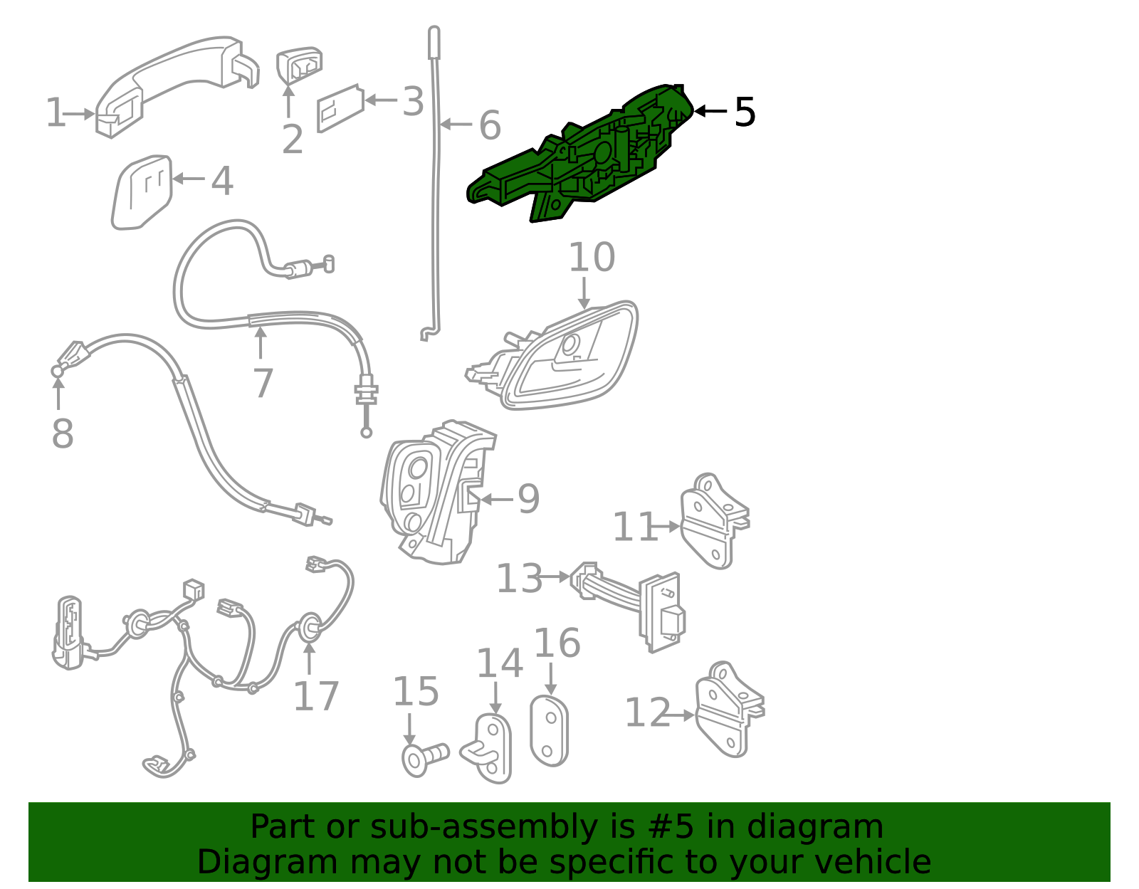 2015-2020 GM Handle Base 13537342 | Shop Matick Buick GMC