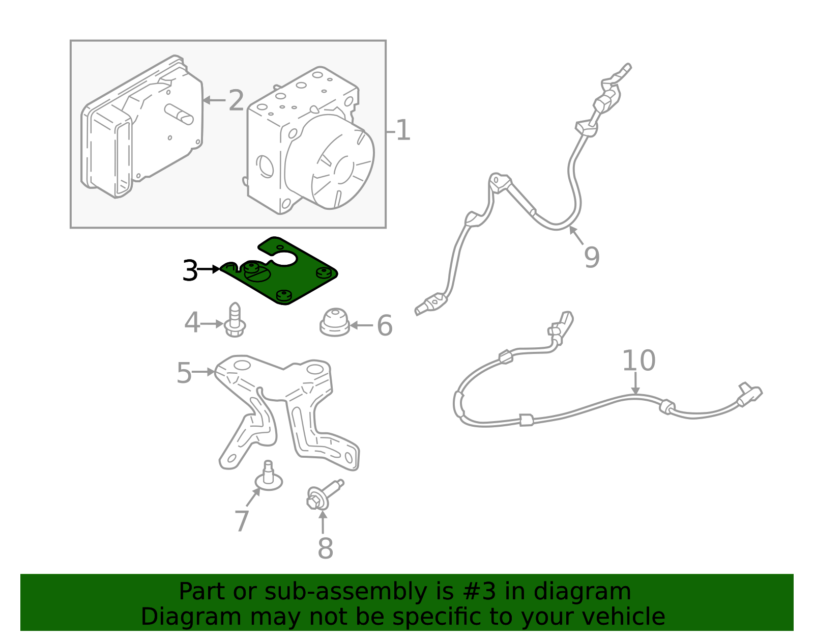 Control Module Bracket D2BZ-2C325-A | Awesome Parts Ford