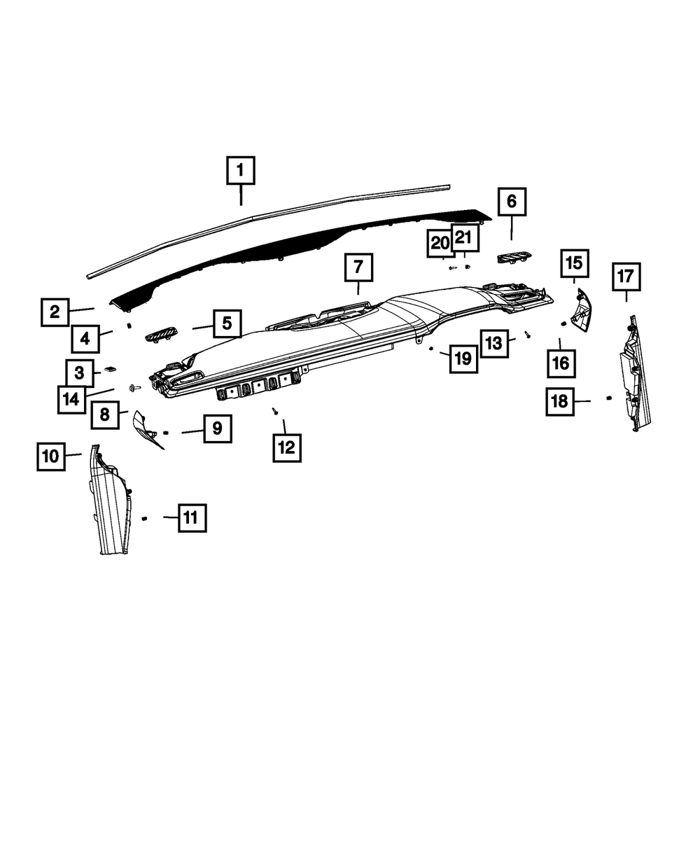 7QQ29TX7AB - Defroster Grille 2021-2024 Jeep | The Official Mopar eStore