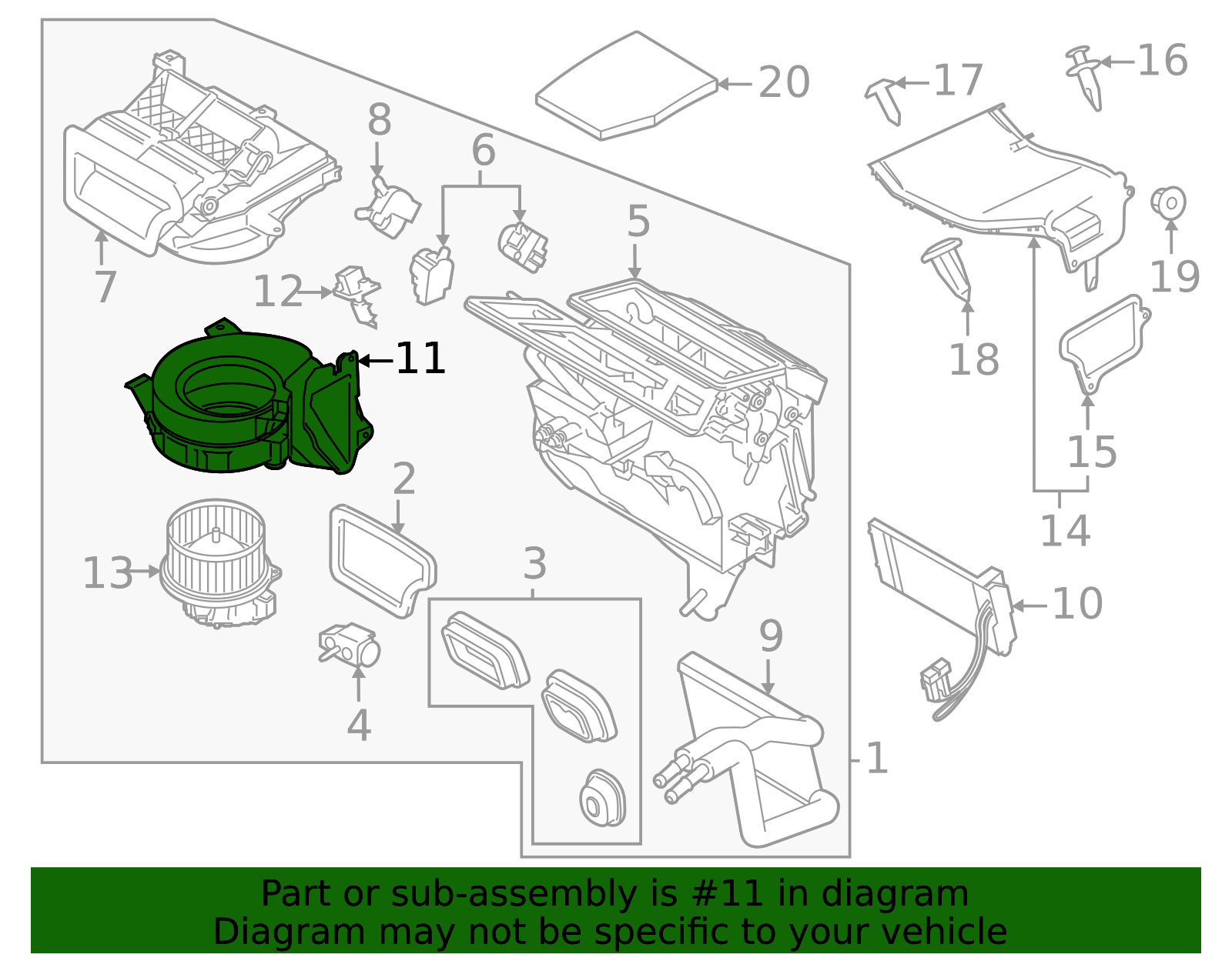 2015-2025 Ford Blower Case BK2Z-18471-A | Ford OEM Parts Outlet
