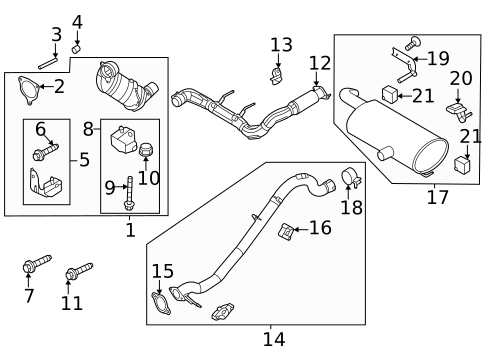 Exhaust Components for 2025 Ford Bronco | Ford OEM Parts Outlet
