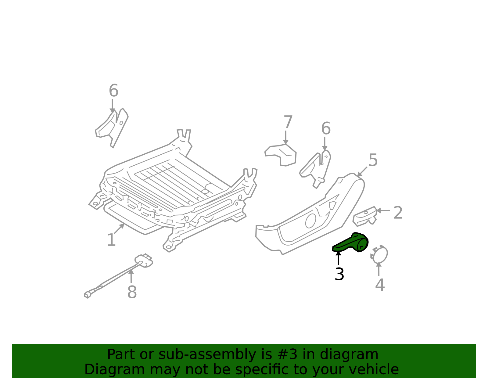 2007-2010 Hyundai Elantra Height Adjuster 88013-2H000-9P | MotorMotor