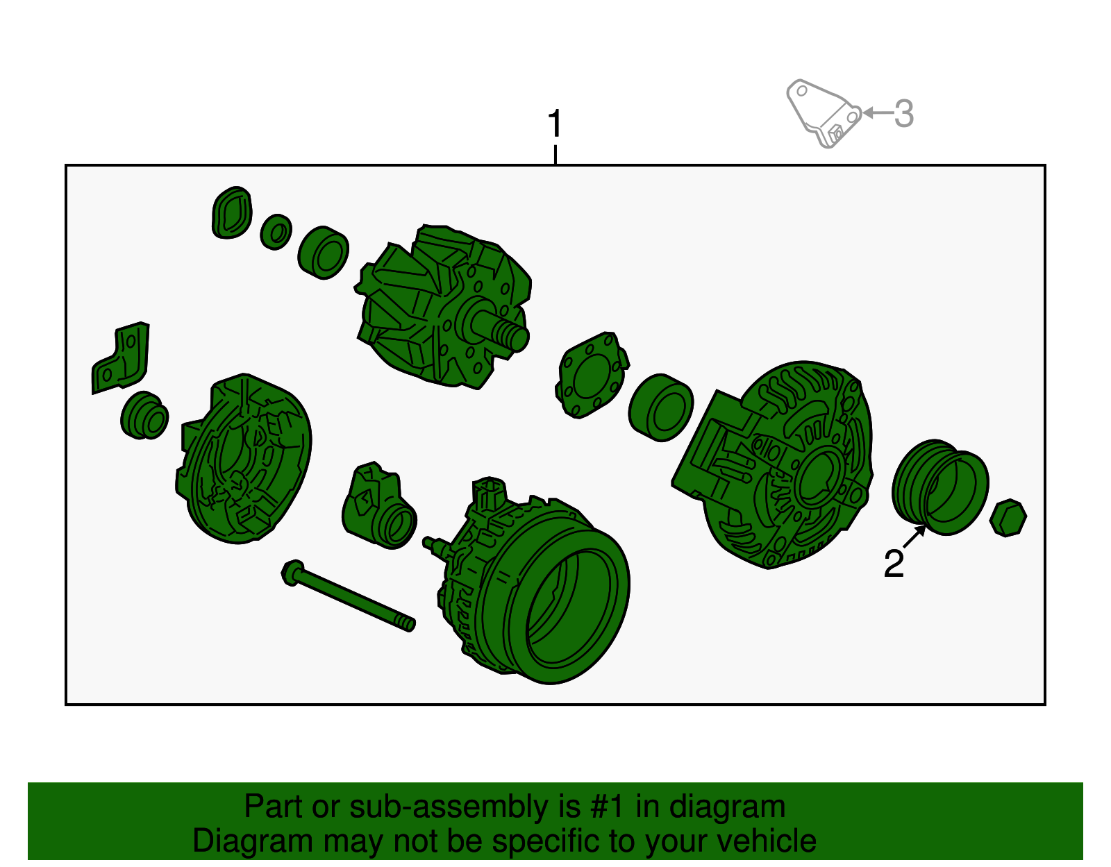 06311-R8A-505RM - 2013-2015 Acura RDX - Alternator Assembly (RMD ...