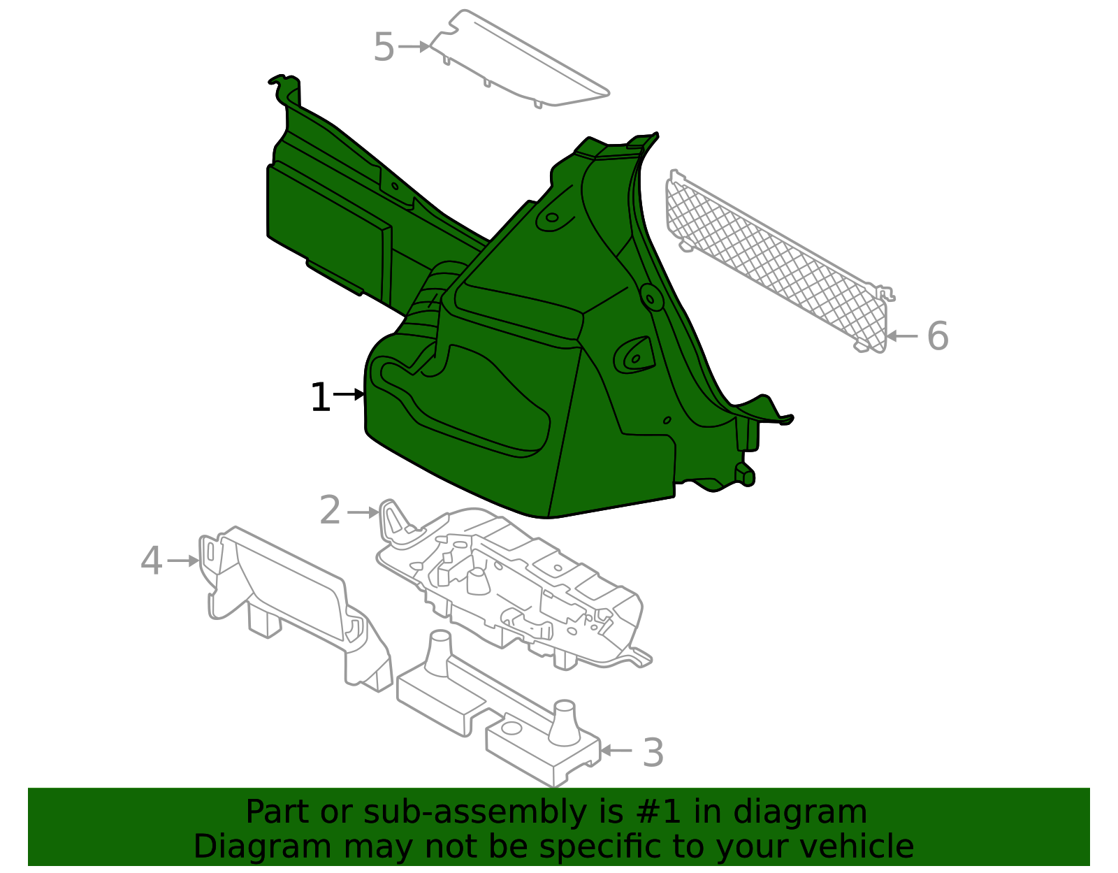 51-47-7-490-009 - 2021-2024 BMW - Trunk Side Trim | BMWPartsHub