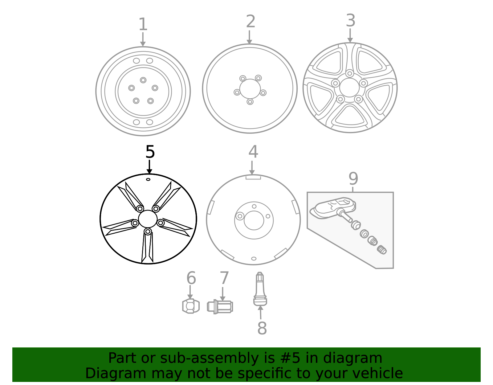 2007-2017 Toyota 2007-2017 Toyota - Wheel Alloy 20 Inch 4261A-0C010 ...
