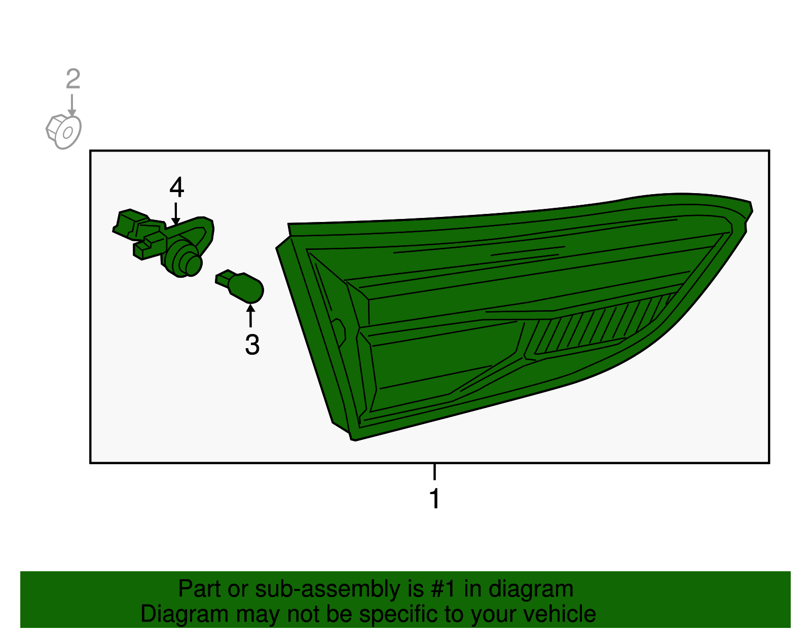 2022-2024 GMC Terrain Lamp 85015355 | Capital Chevy Parts