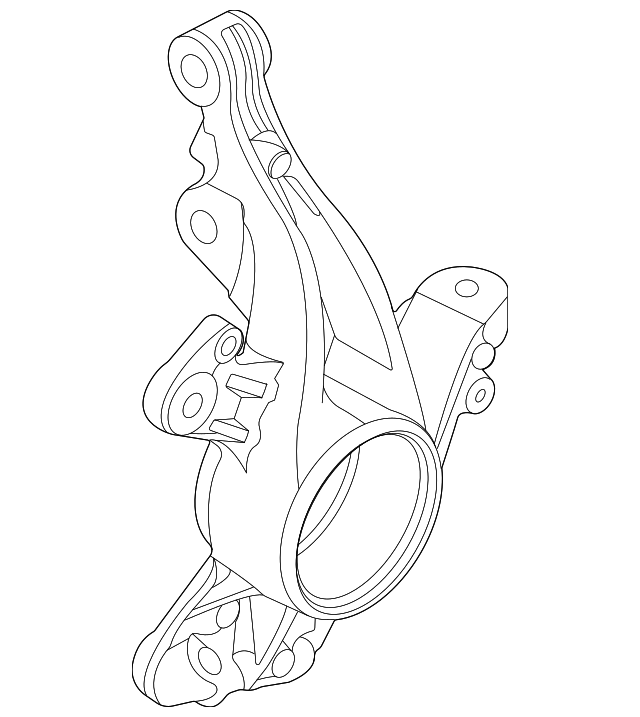 2020-2025 Ford Motorcraft™ Steering Knuckle MEF-677 | QuirkParts