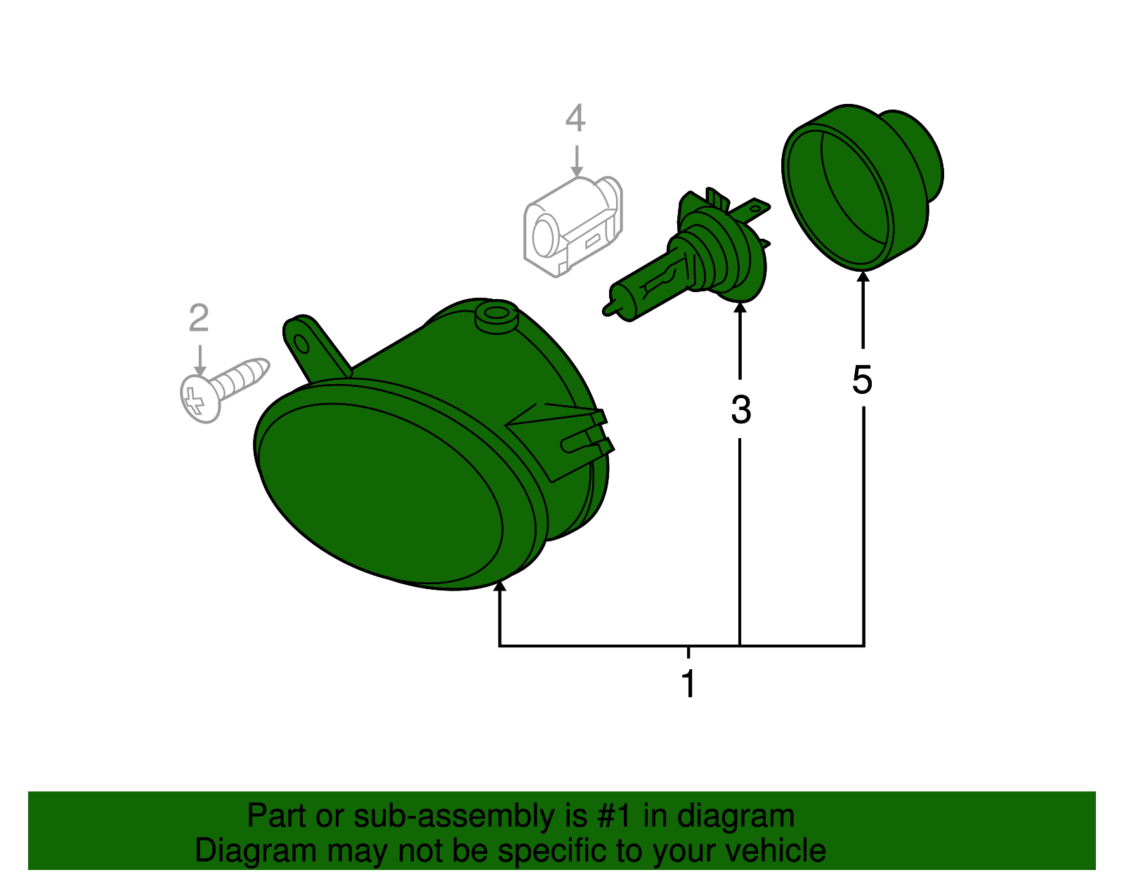 4F0-941-699 - Fog Lamp Assembly 2005-2008 Audi | Audi OEM Parts Guy