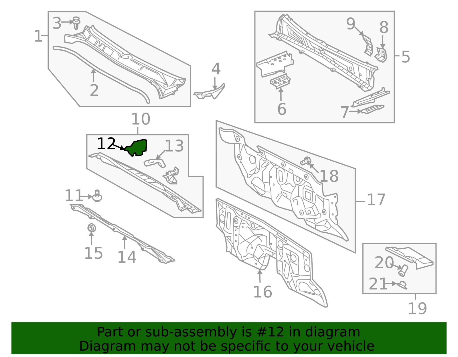 55791-0C010 - High-Quality Duct Cover for AutoNation Parts