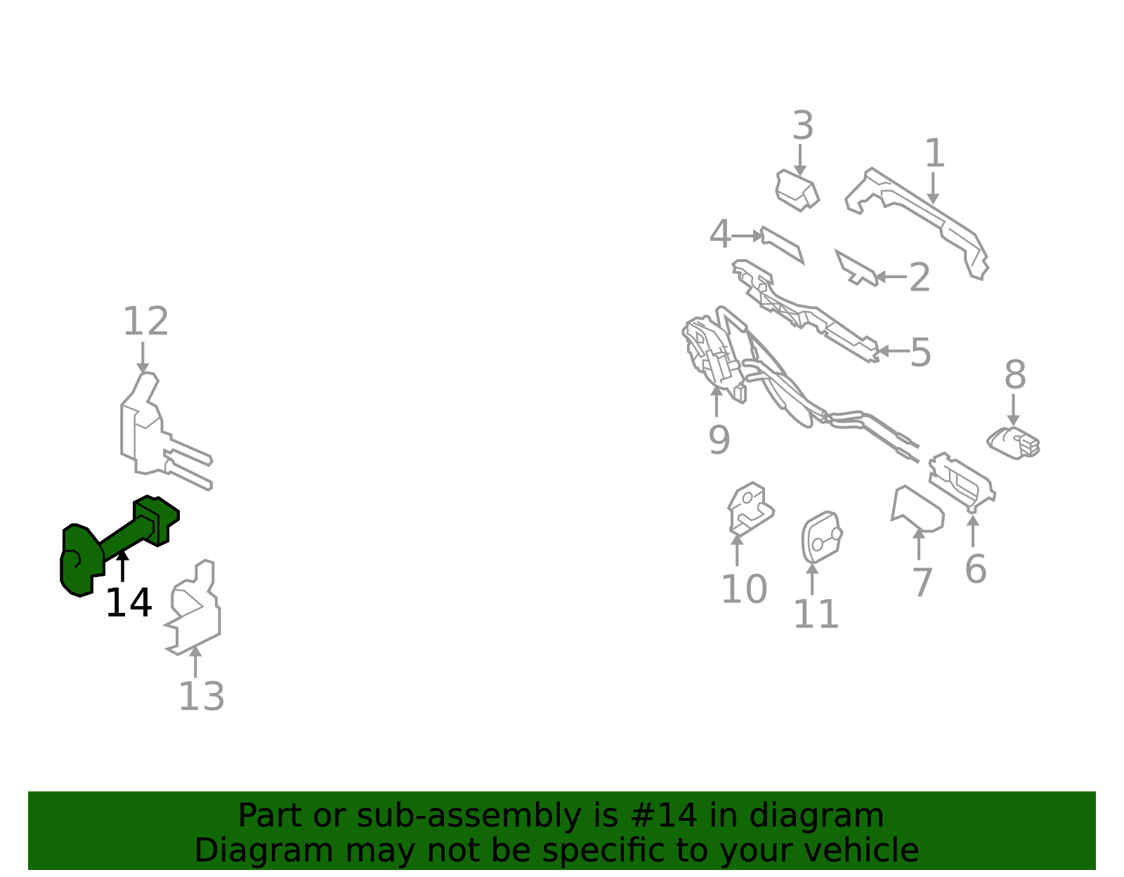 2014-2020 Infiniti Q50 Door Check 82430-4GA0A | Faulkner Infiniti of ...