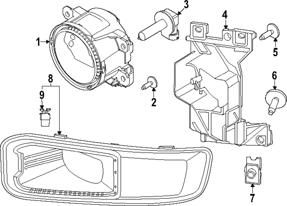 2023-2025 Ford Mount Bracket PC3Z-15266-A | Awesome Parts Ford