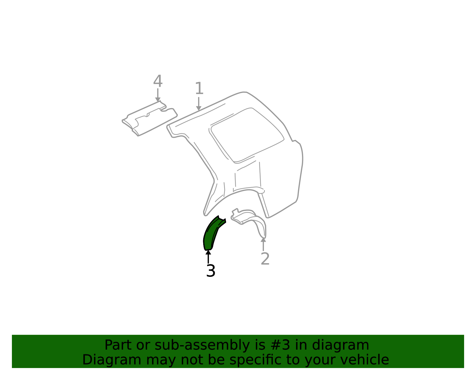 88937098 - OEM GM Outer Wheelhouse Front Extn | GMPartsCenter.net | GM ...