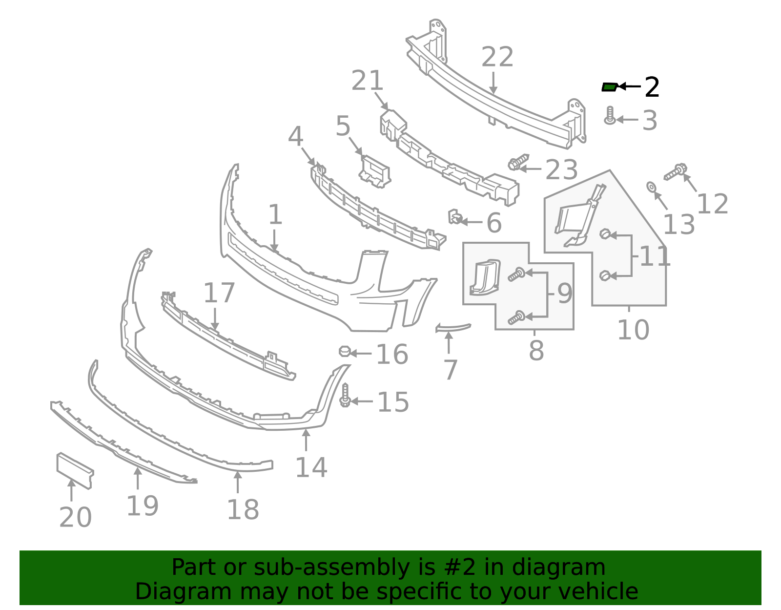 86552-S9000 - Side Bracket 2020-2025 Kia Telluride | Kia.Parts Store