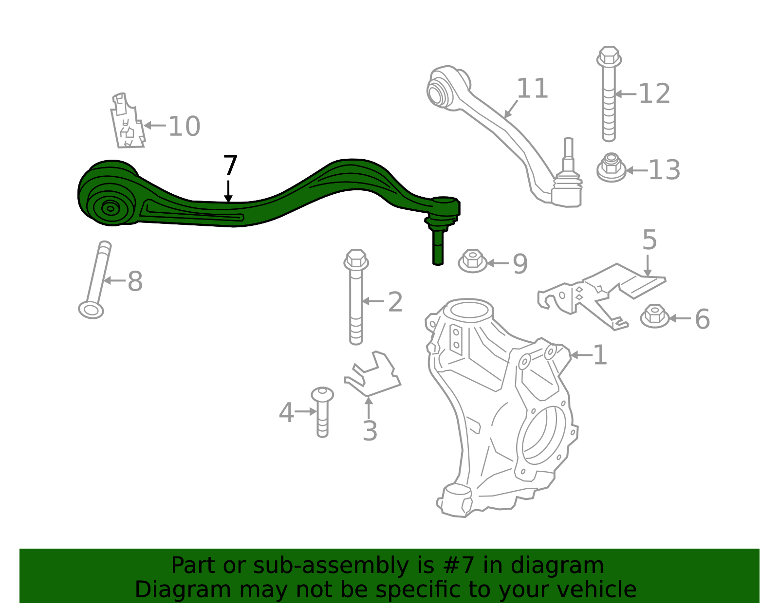 Suspension Control Arm 48620-WAA02 | Toyota Parts Center