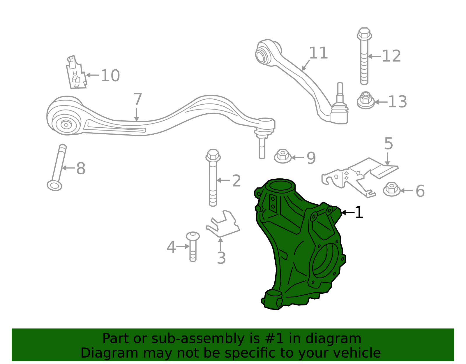 OEM Steering Knuckle - Precision Handling Replacement | AutoNation Parts