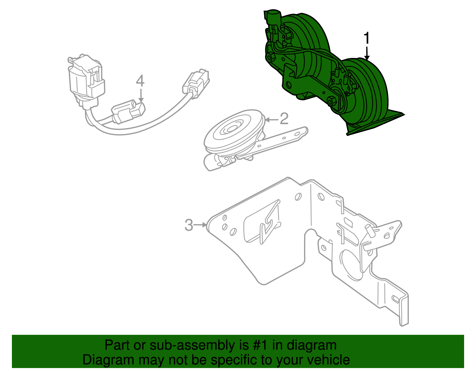 2010-2012 Land Rover Range Rover Horn LR065129 | OEM Parts Online