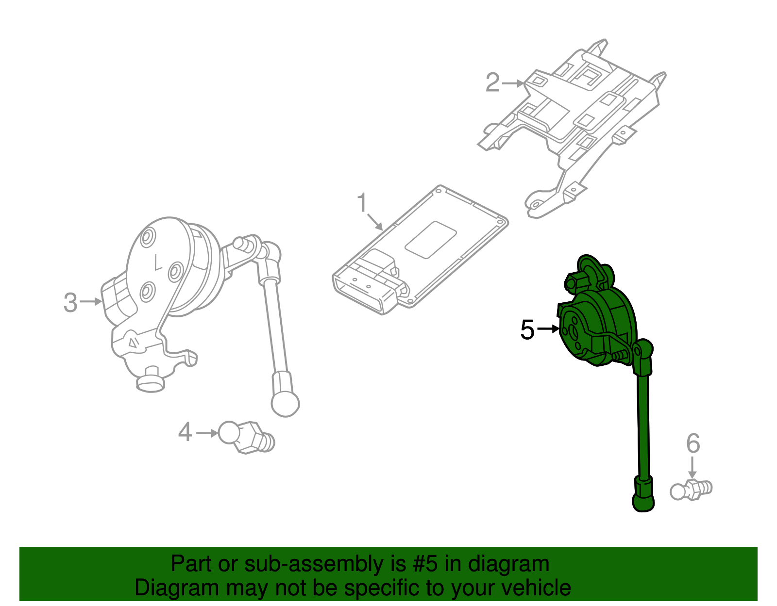 84364925 - 2016-2020 Cadillac CT6 - Rear Driver Side Suspension ...